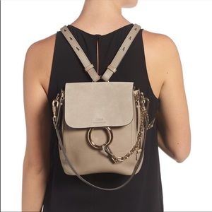Chloe | Bags | Chloe Faye Small Backpack Leather Authentic | Poshmark